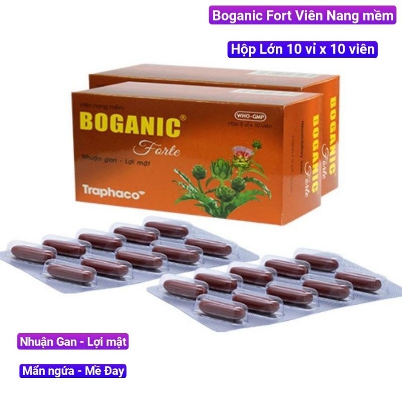 Boganic Fort Soft Capsules. Large Box Of 10 Blisters x 10 Tablets ...