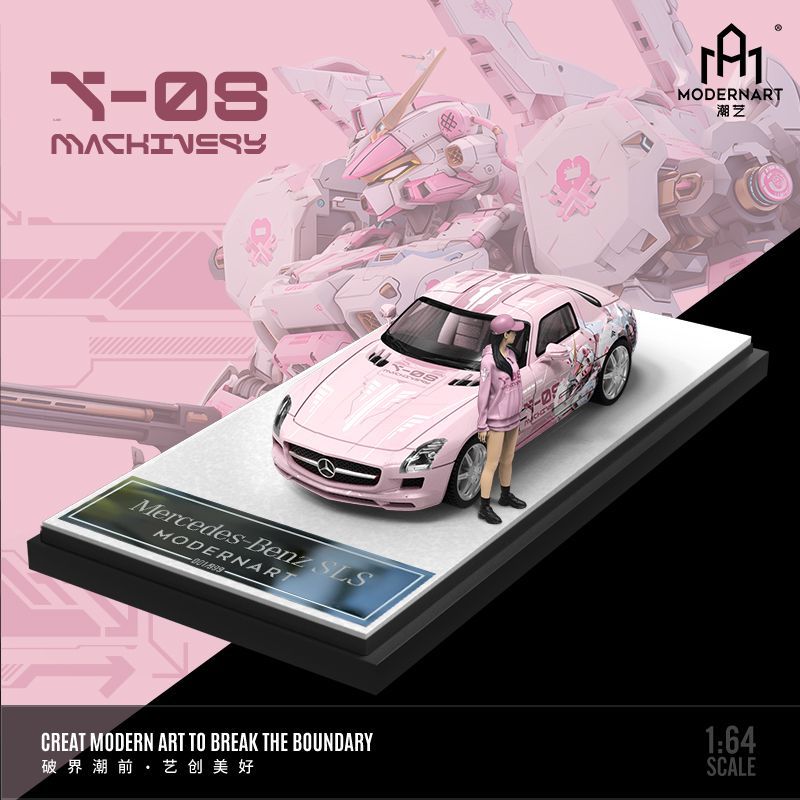 Modern ART 1:64 MODEL - Mercedes-Benz SLS Powder Armor Mecha Livery ...