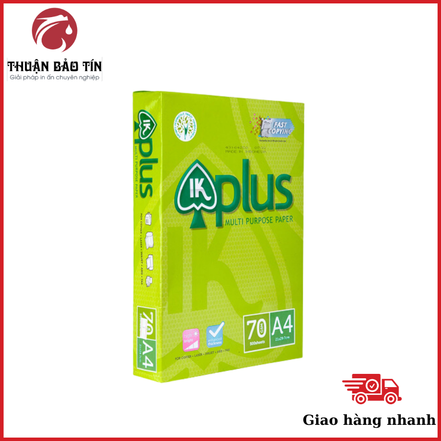Ik PLUS A4 paper (500 sheets 1 ream) | Shopee Malaysia
