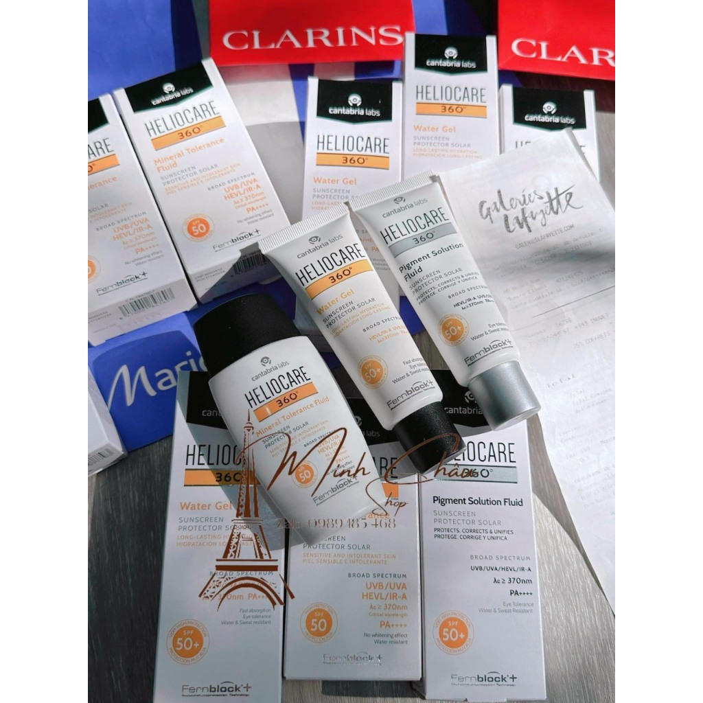 Heliocare Sunscreen SPF50 PA++++ Pigment /Water Gel/ Mineral - Helio ...