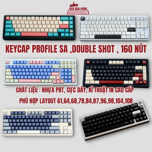 Sa profile keycap set, high quality, cheap and beautiful double shot ...
