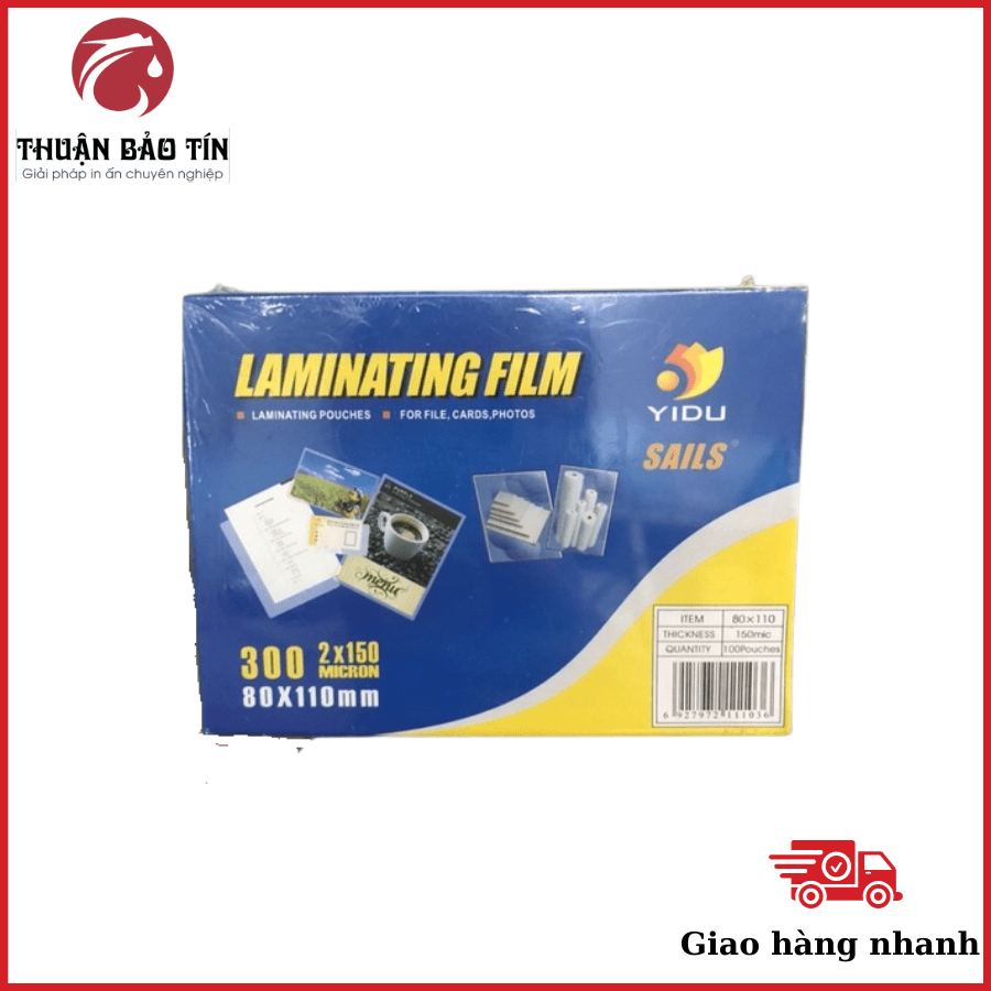 Citizen Identification Plastic Laminating Film (100 sheets per stack ...