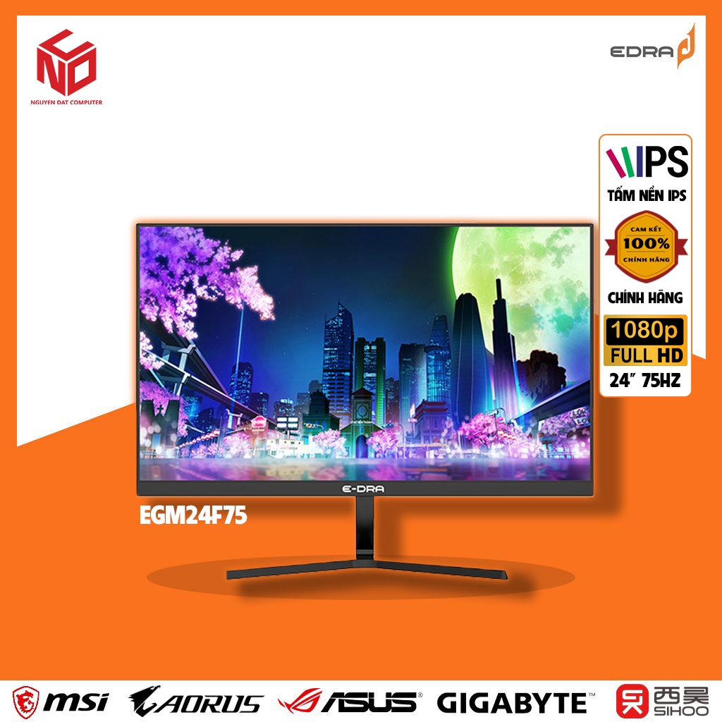 E-dra EGM24F75 Gaming Screen (23.8 Inch-FHD /IPS /75Hz / 1ms) - Genuine ...