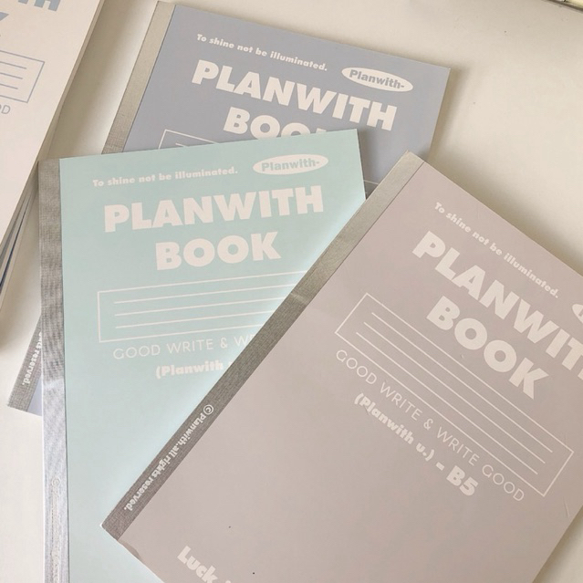 Planwith 80-page horizontal notebook Set, student notepad size B5 | Shopee Malaysia