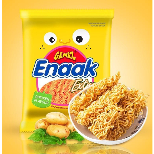 Enaak Noodle Snack Non-Spicy Chicken Flavor 30g | Shopee Malaysia