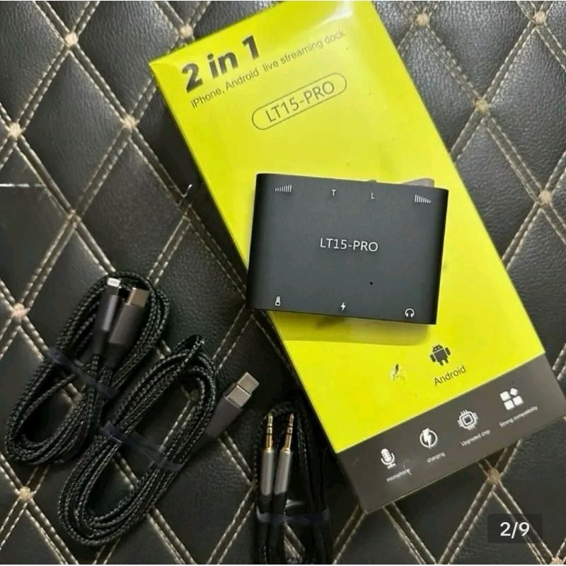 Latest version 2024, STEREO LT15 PRO livestream Box can use both Type C ...