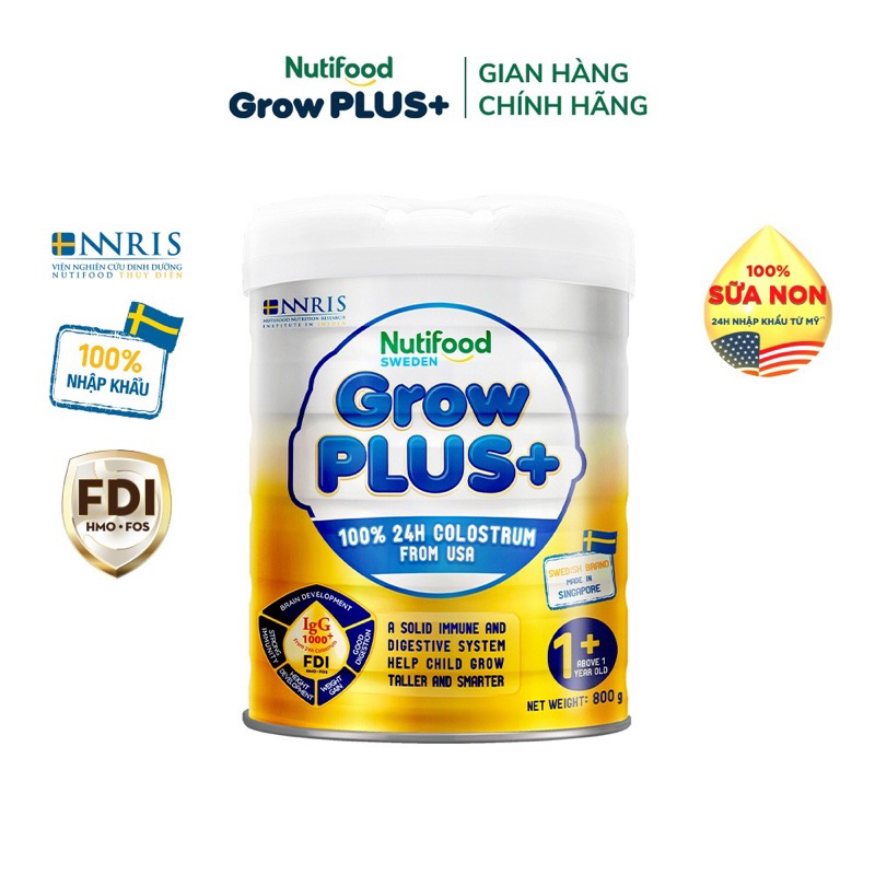 Nutifood GrowPLUS + Colostrum Powder To Increase Resistance 800g - Over ...