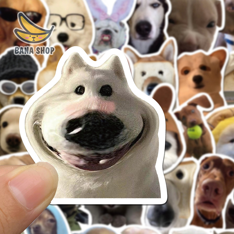 Set of 50 funny doge cheems dog meme stickers | Shopee Malaysia