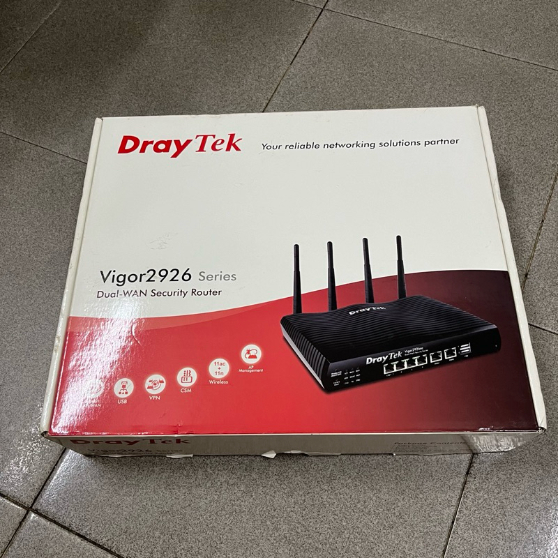 New Draytek Vigor 2926 load balancing Router fullbox | Shopee Malaysia