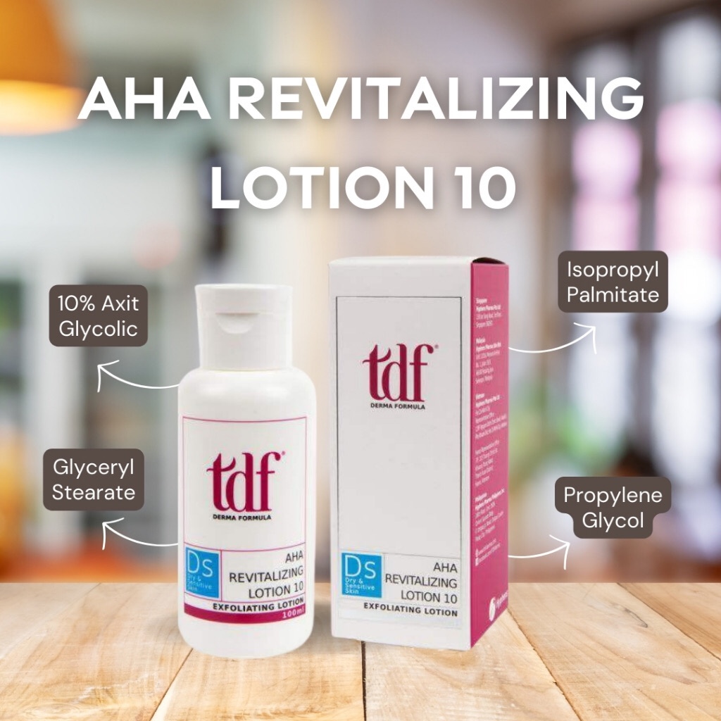 Tdf AHA Revitalizing Lotion 10 Lotion For Dry And Combination Skin ...