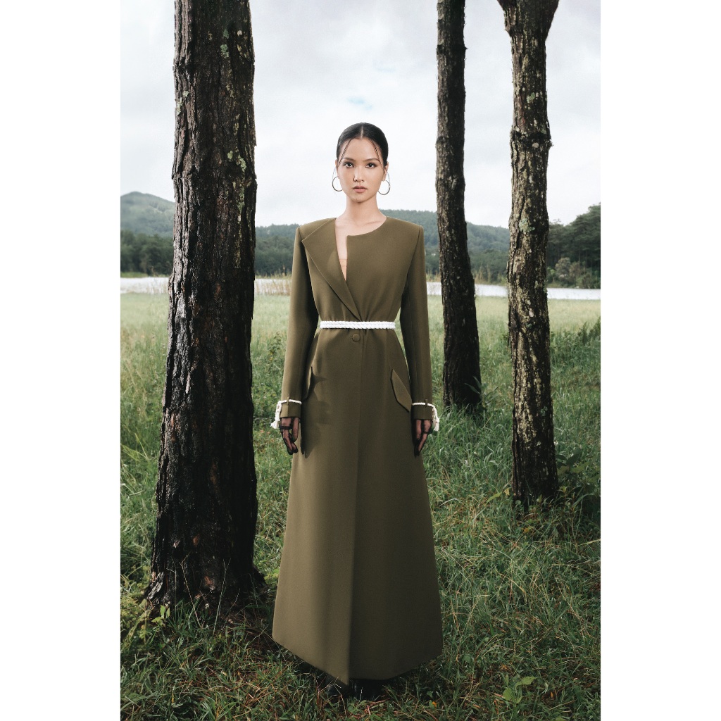 Anna COAT | Buffalo Stylized Cape With Rope (Long Shape) | Shopee Malaysia