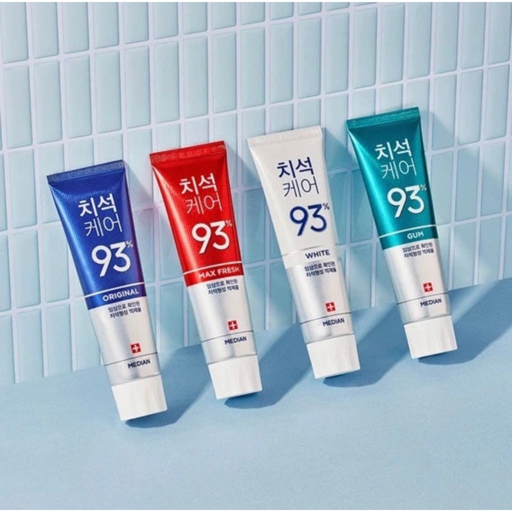 Korean Toothpaste 120G MEDIAN DENTAL IQ 93% White Fragrant Teeth ...
