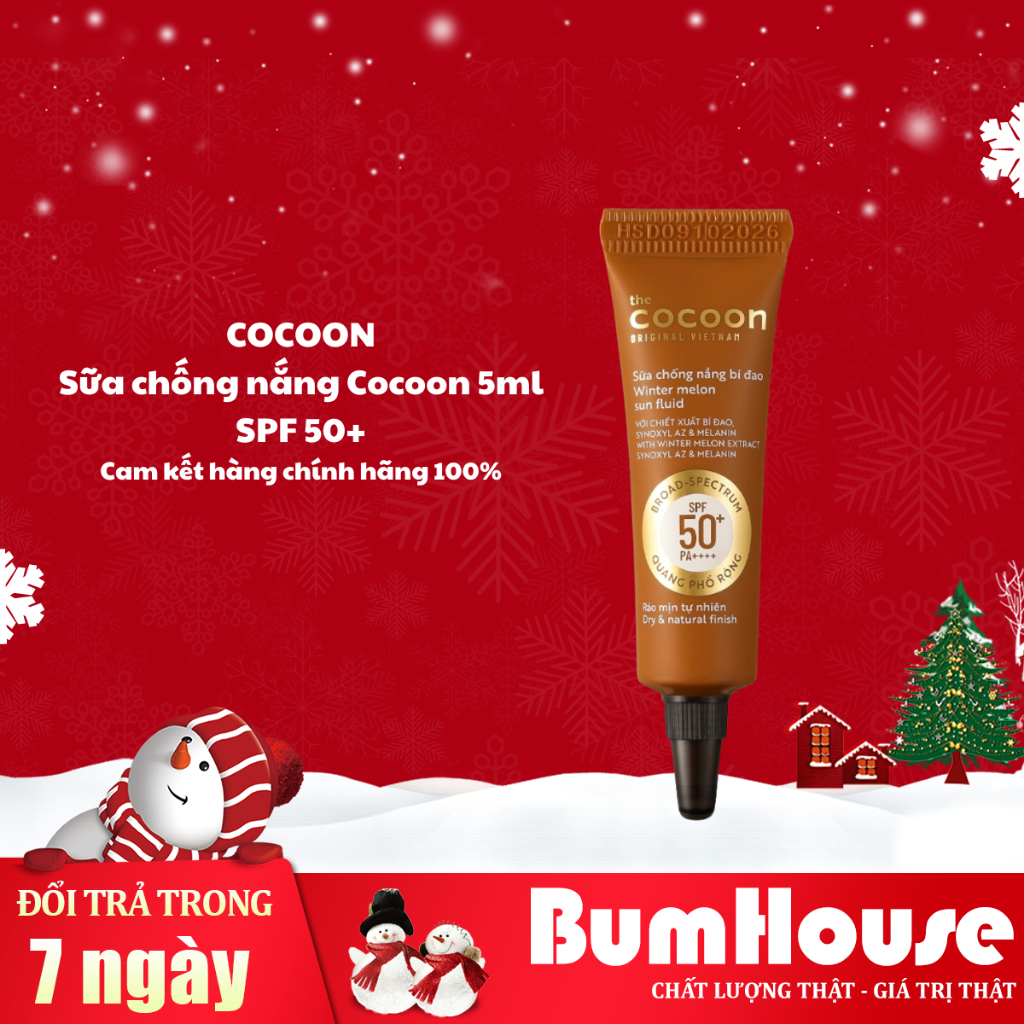 Cocoon sunscreen milk new version 5ml | Shopee Malaysia