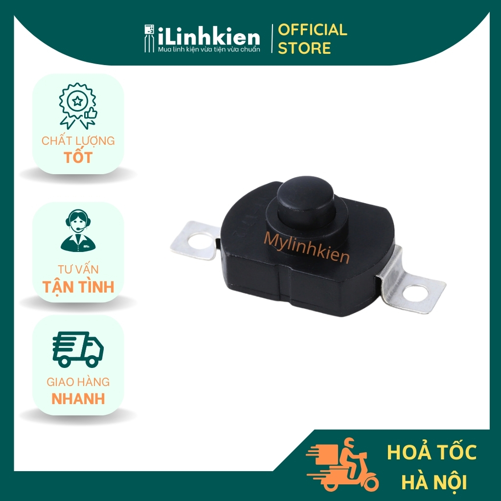 Flashlight switch 1712KD 2-pin switch YT-1712 Mylinhkien. | Shopee Malaysia
