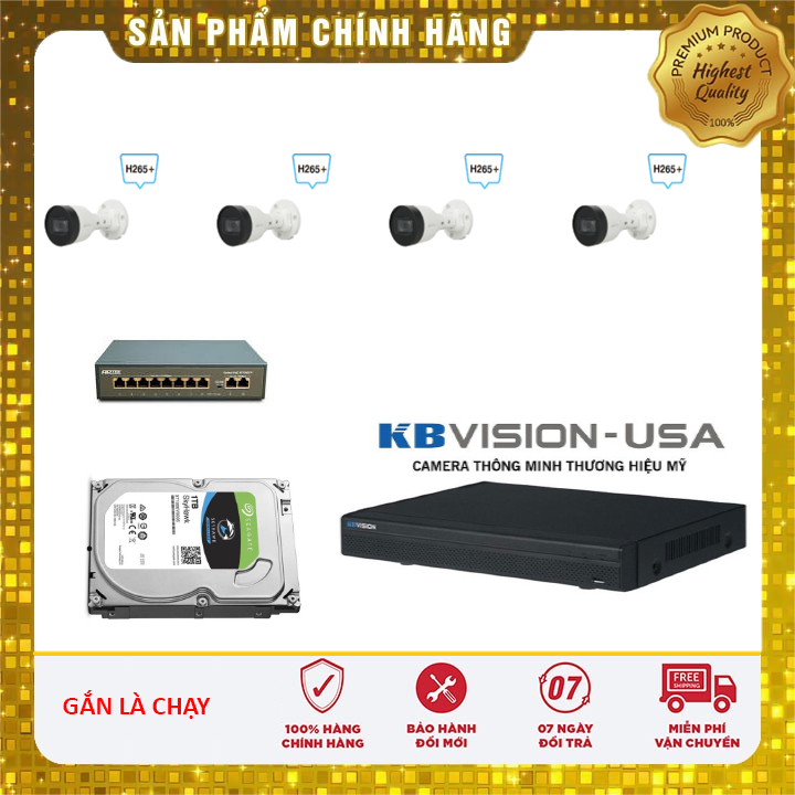 Kbvison 2mpx IP Camera full set (special shop supports online ...