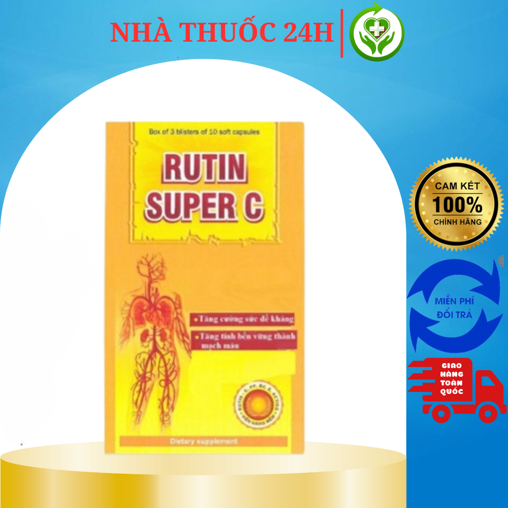 Rutin Super C - helps reduce bleeding caused by hemorrhoids, bleeding ...