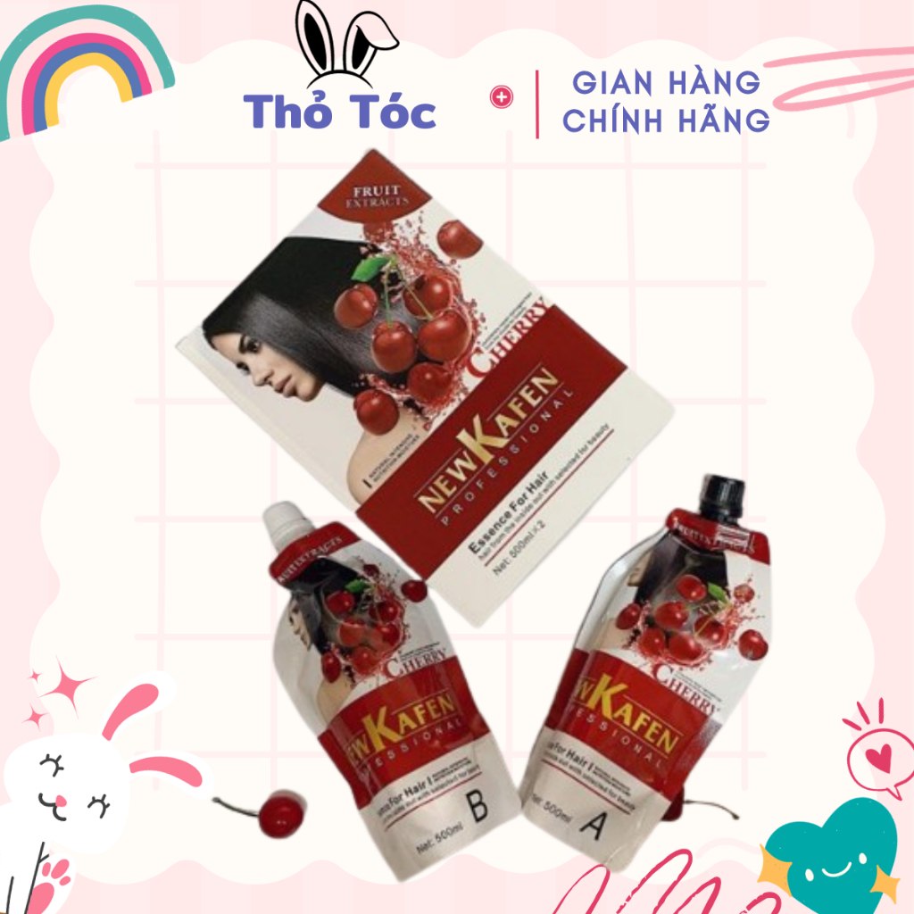 New Kafen Cherry premium non-stick scalp black dye 500MLX2 - Covers ...