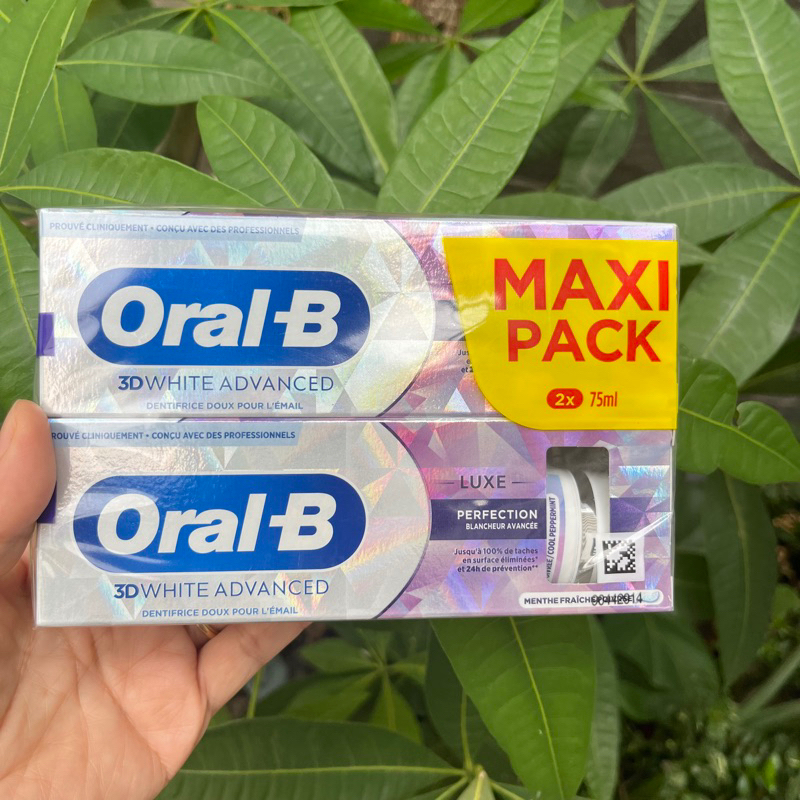 Oral B 3D White Luxe Perfection toothpaste whitens teeth. Hunting at ...