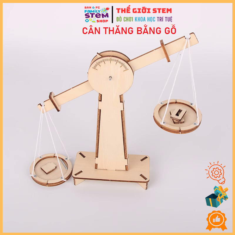 Stem model - DIY Wooden Balance Scale - Creative science educational ...