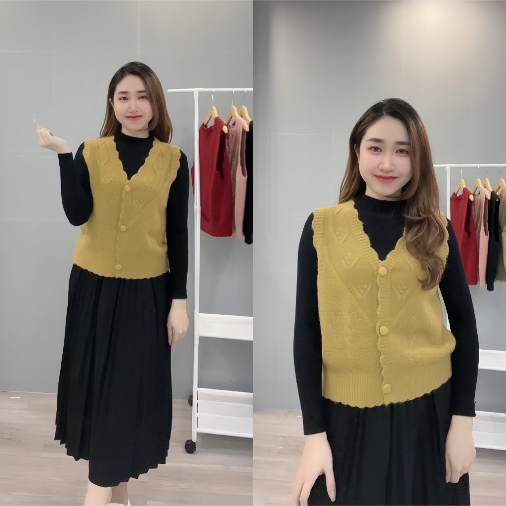 VINTAGE STYLE LADY'S WOOL GILE, BEAUTIFUL WOMEN'S BUTTONED WOOL GILE ...