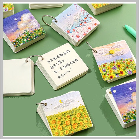 Flashcard learns square English with many cute and cute rattan (80 ...