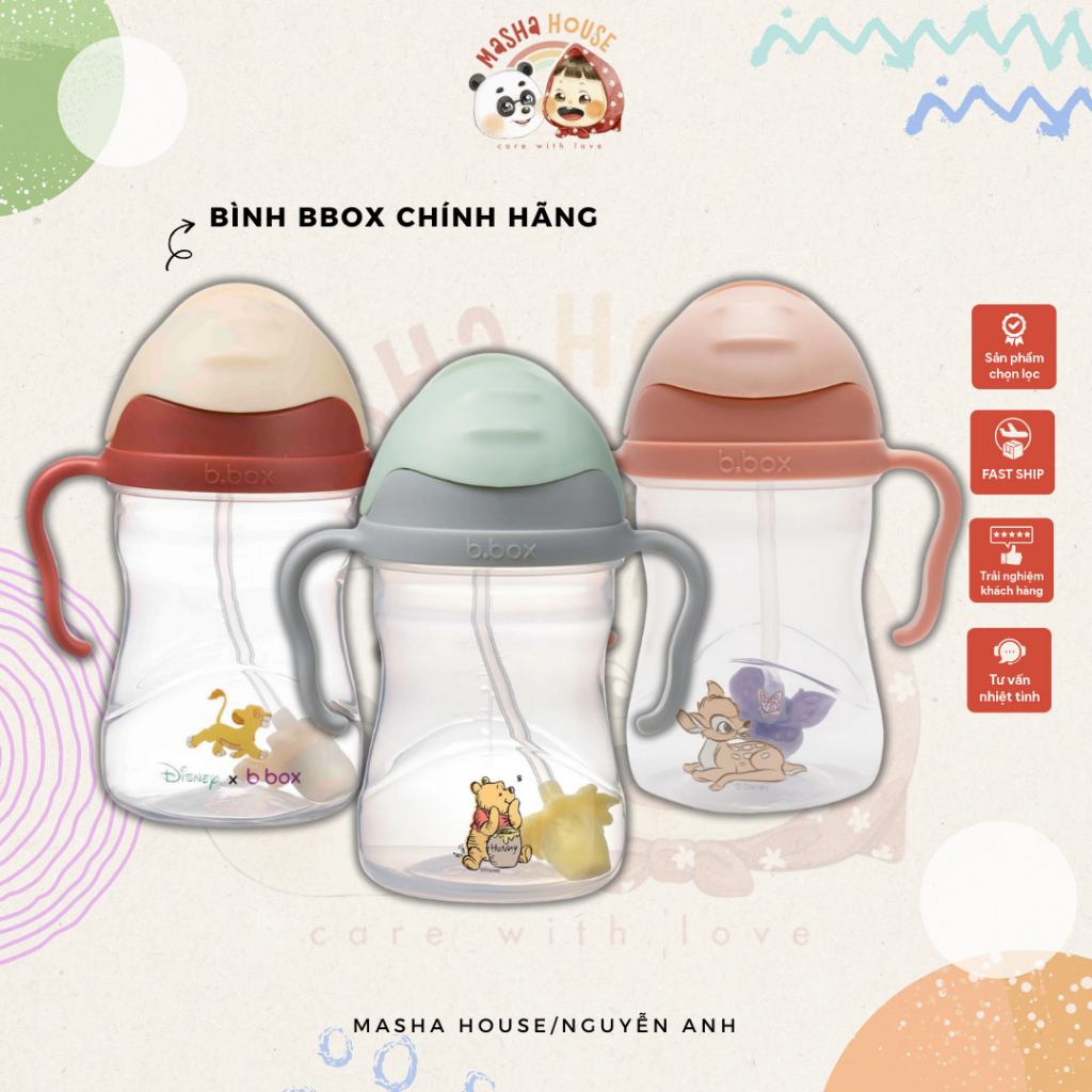 Bbox 360 Degree Water Bottle With Anti-Choke Valve And Disney Handle ...