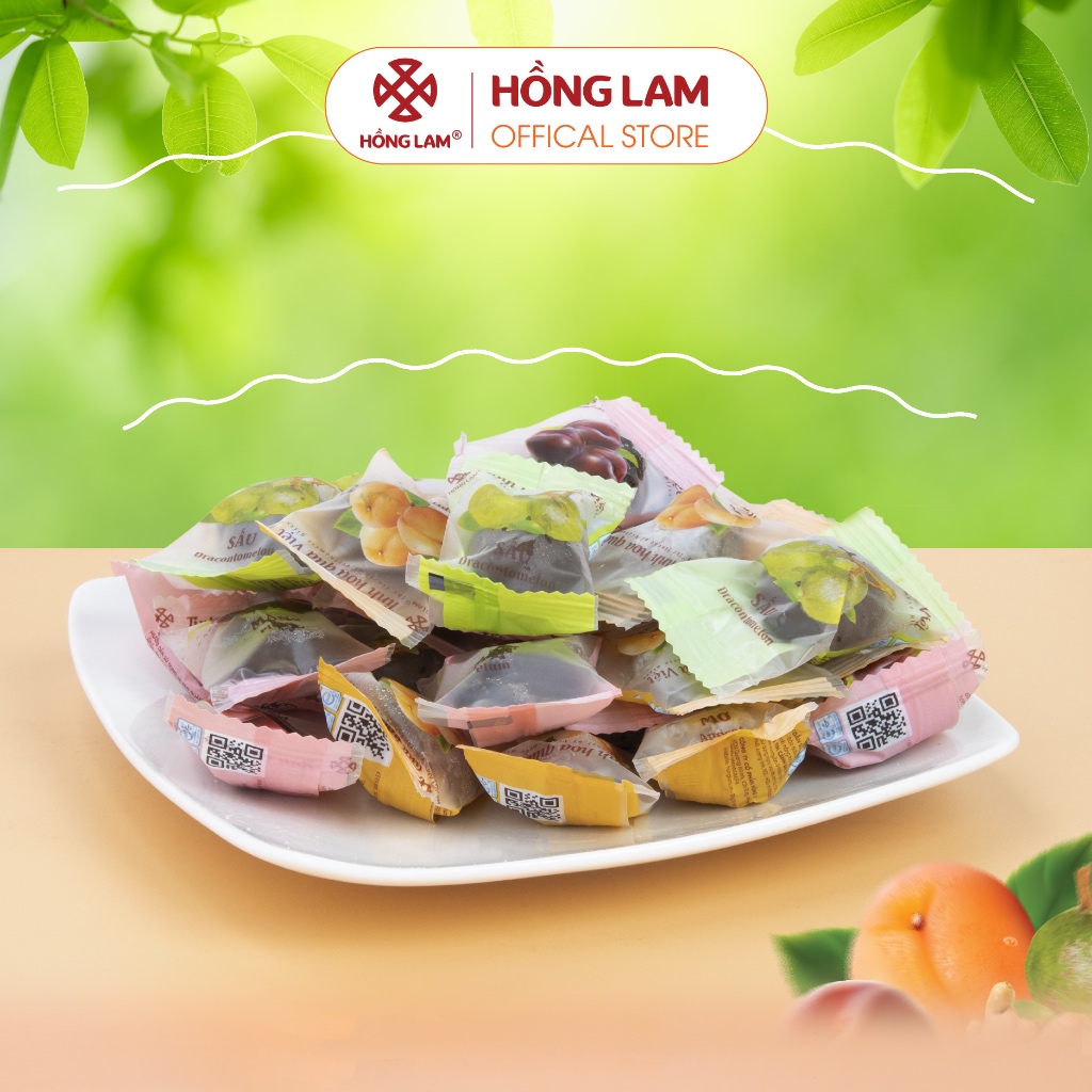 Hong Lam five-fruit apricot fruit, including 5 flavors of mixed apricot ...