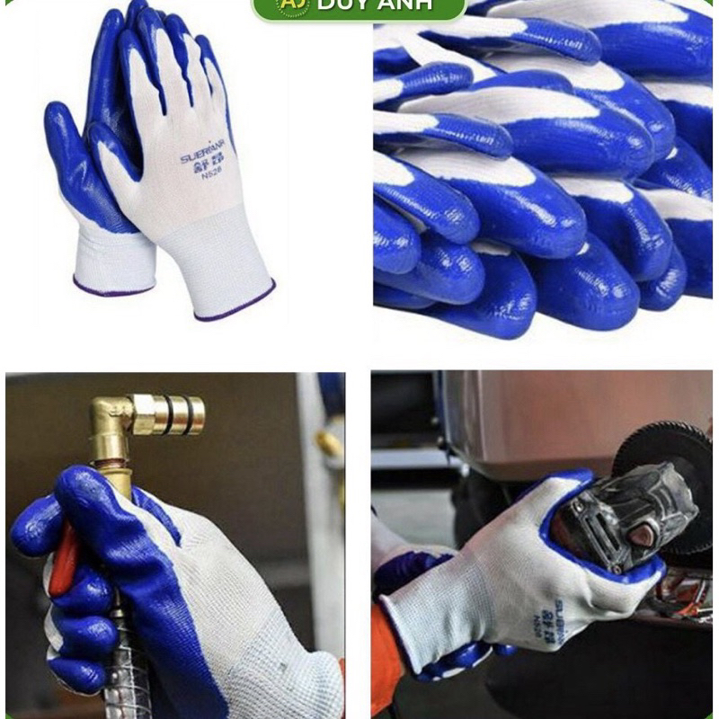 1 Pack (12 Pairs) Painted Labor Gloves / Fiber Gloves / Labor Gloves ...