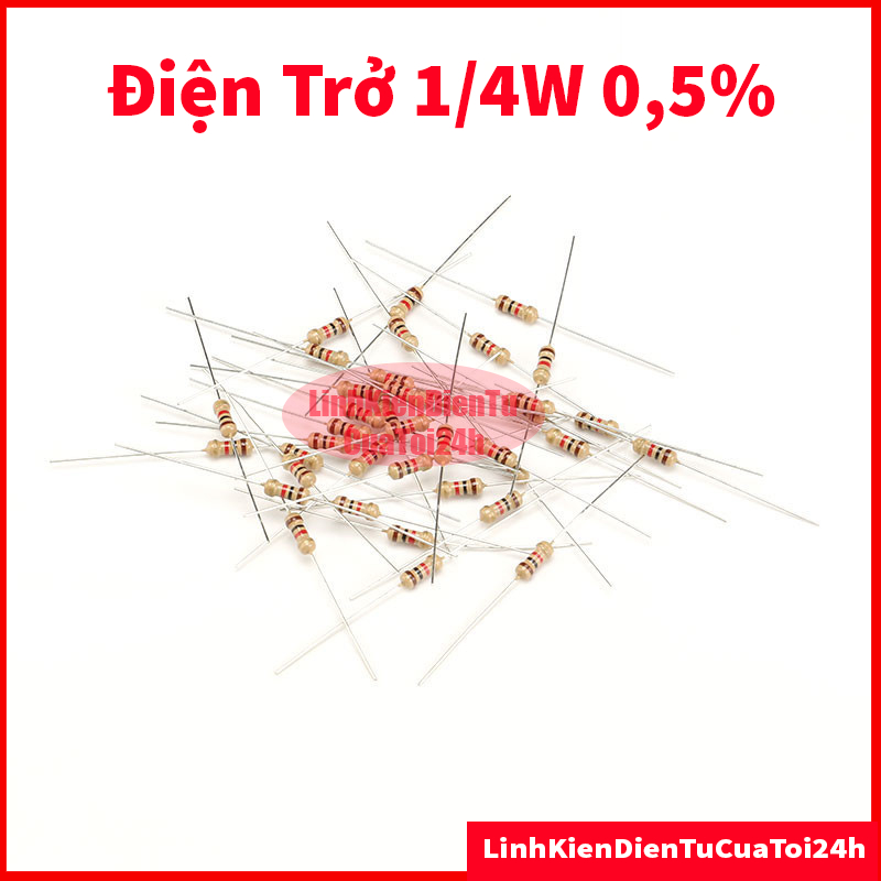 Package of 20 1/4W Line Resistors with error 5% 250V 1R - 10M | Shopee ...