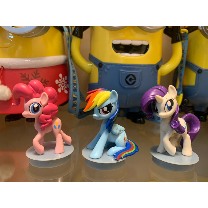 (USED) Combo movie theater cup topper model, My Little Pony movie cup ...