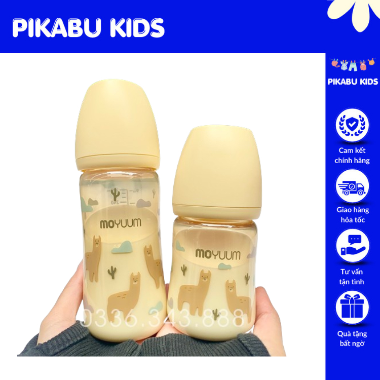 Moyuum Milk Bottle 170ml Premium Korean Ultra Soft Textured Nipple Soft Like Nipples | Shopee ...