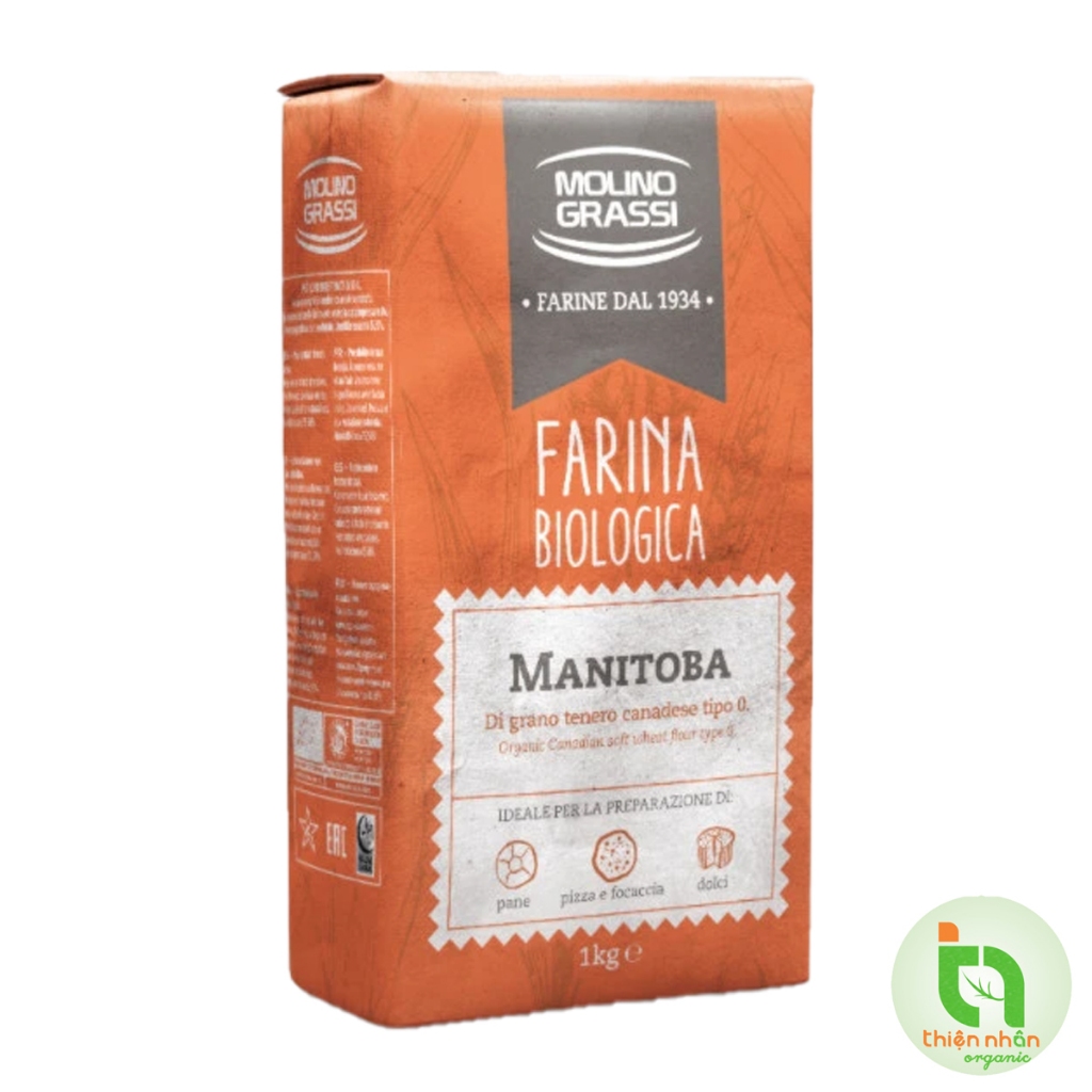 Organic Manitoba Flour Flour No. 13 Molino Grassi Le Centenarie 1kg ...