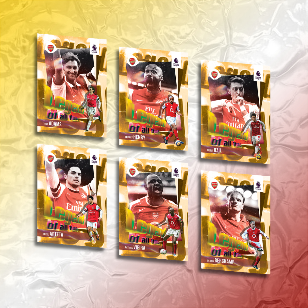 Arsenal LEGEND OF ALL TIME Football Player Card | Sky LABELS | Ozil ...