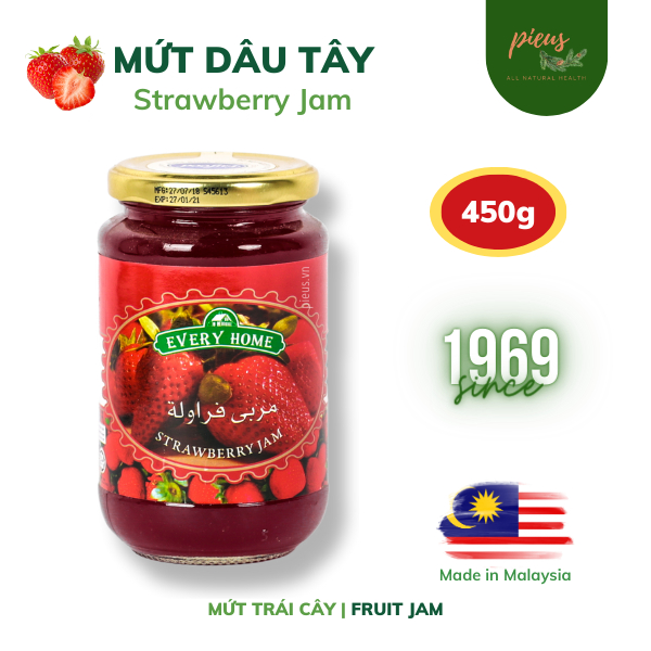 Strawberry Jam | Strawberry Jam Everyhome 450g - Fruit Jam, Ingredients ...