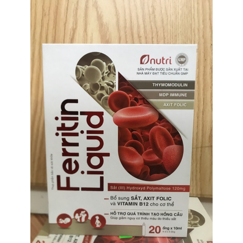 Ferritin LIQUID iron tube supports the red blood cell formation process ...