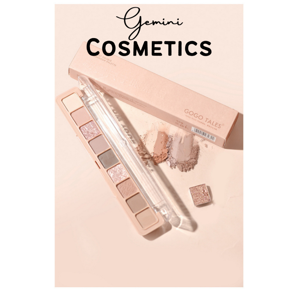 Gogo Tales Eyeshadow 9 Colors POCKET DOUBLE GT479, Super Matte Powder ...