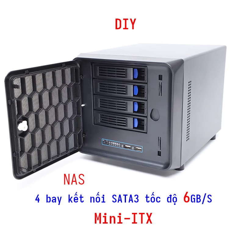 Diy Mini-ITX 4-bay NAS Case | Shopee Malaysia
