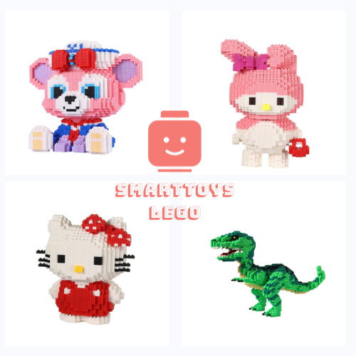 Lego Lovely Character, Lovely Fox Lego / Yoshi / Astronaut / Hello ...