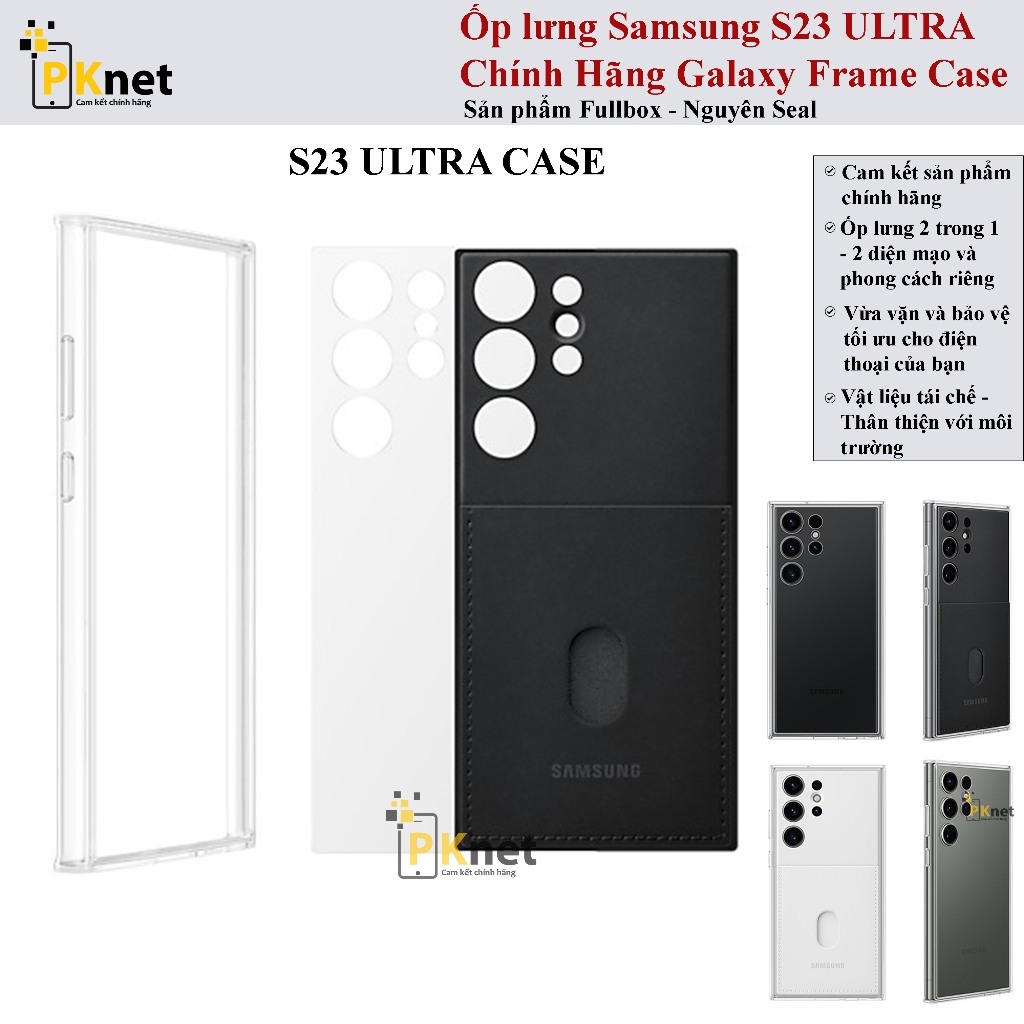 Samsung S23 Ultra Case With Genuine Frame Frame Frame Case, S23 Ultra 2 ...