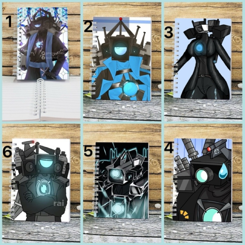 Titan camera man skibidi toilet notebook 200 pages/ Writing notebook ...