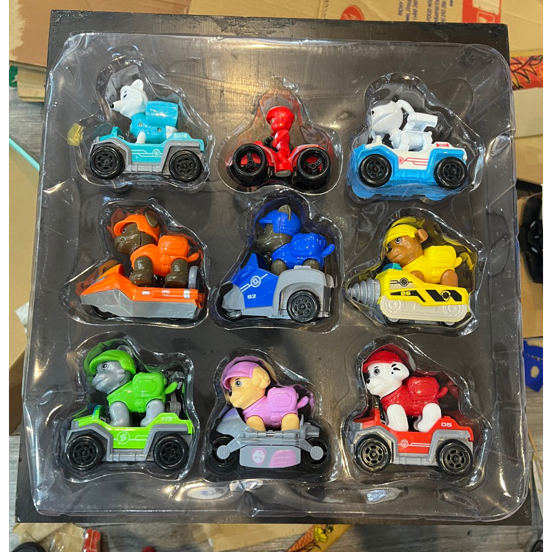 Children's toy Rescue squad Pow dog, captain and members (retail ...