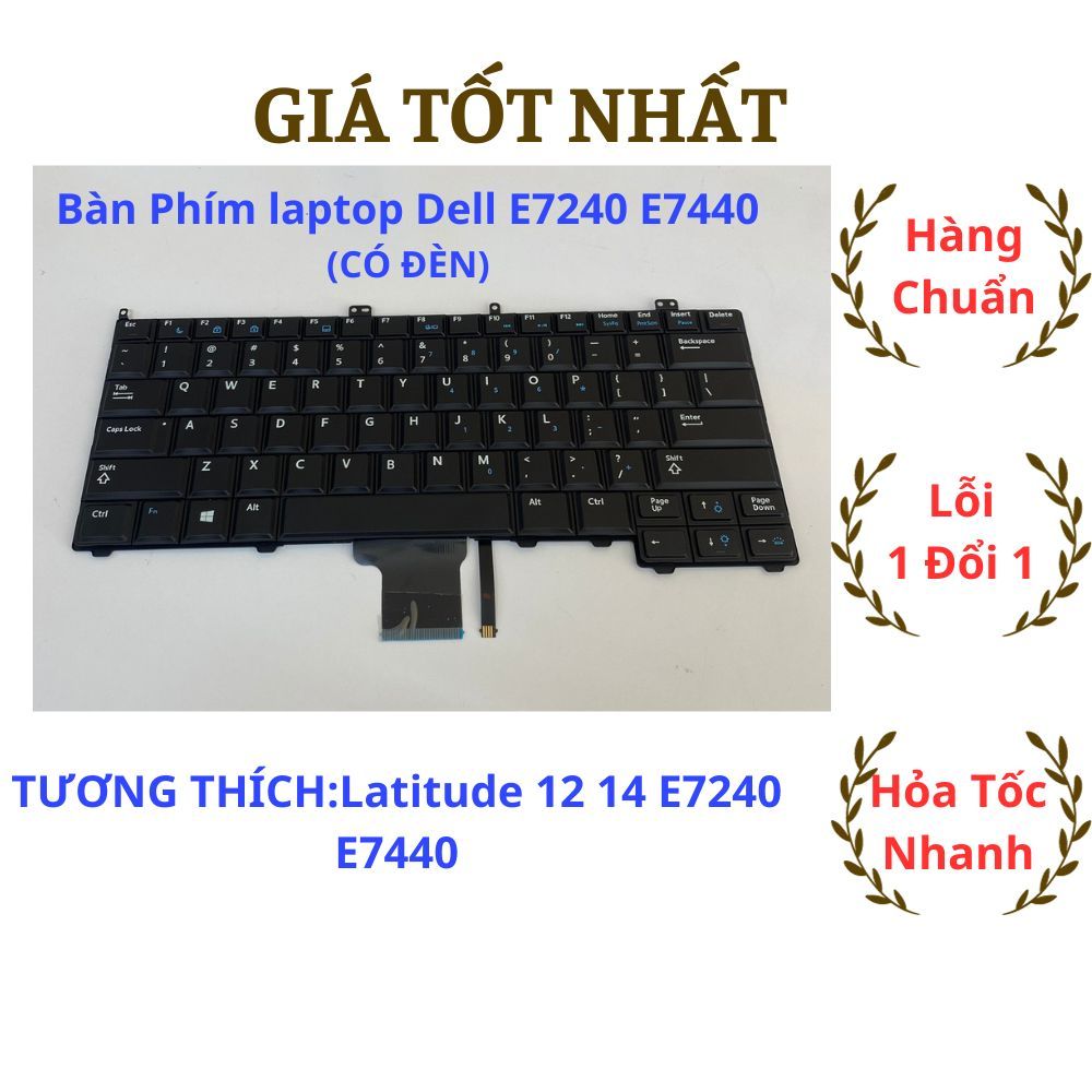 Dell Latitude E7240 E7440 High Quality Innovative Led Laptop Keyboard ...