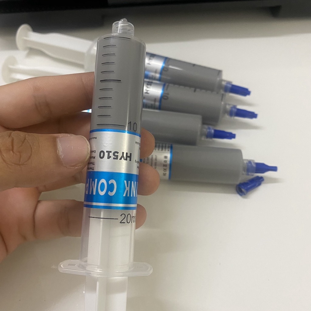 Syringe Thermal Paste (cylinder) - Gray Thermal Paste - CPU Cooling ...
