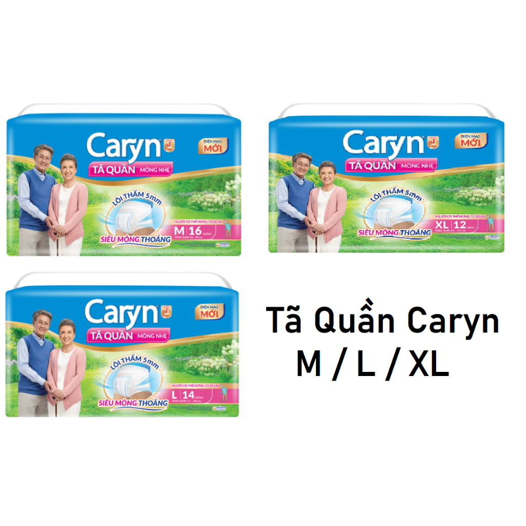 Caryn Diapers for Adults Can Walk on Their Own (All Sizes) | Shopee ...