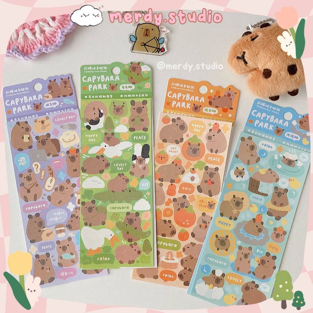 Sticker Capybara Park Capybara Park | Shopee Malaysia