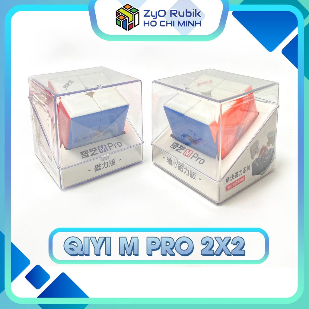 Rubik 2x2 Qiyi M Pro Ball Core, Magnetic 2024 Version Stickerless With Magnet - Zyo Rubik Ho Chi ...