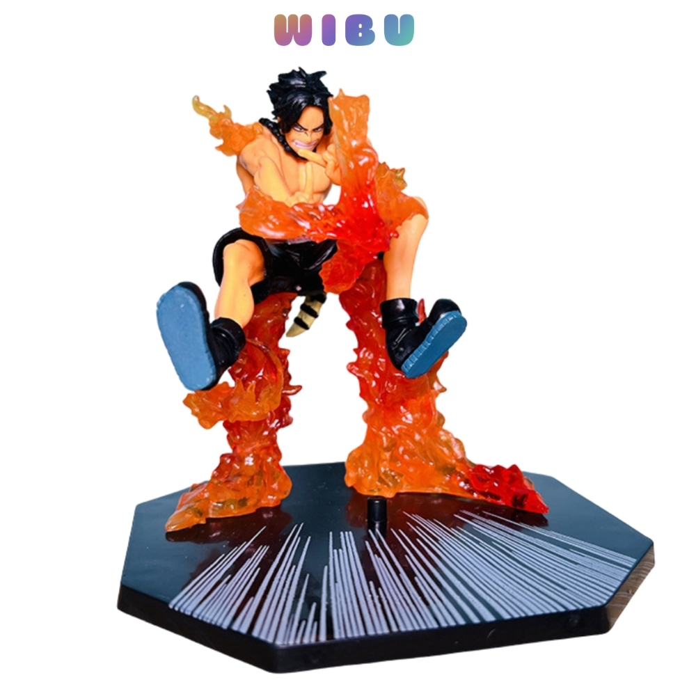 Super nice one piece ACE V2 model 15cm tall in fighting state, one ...