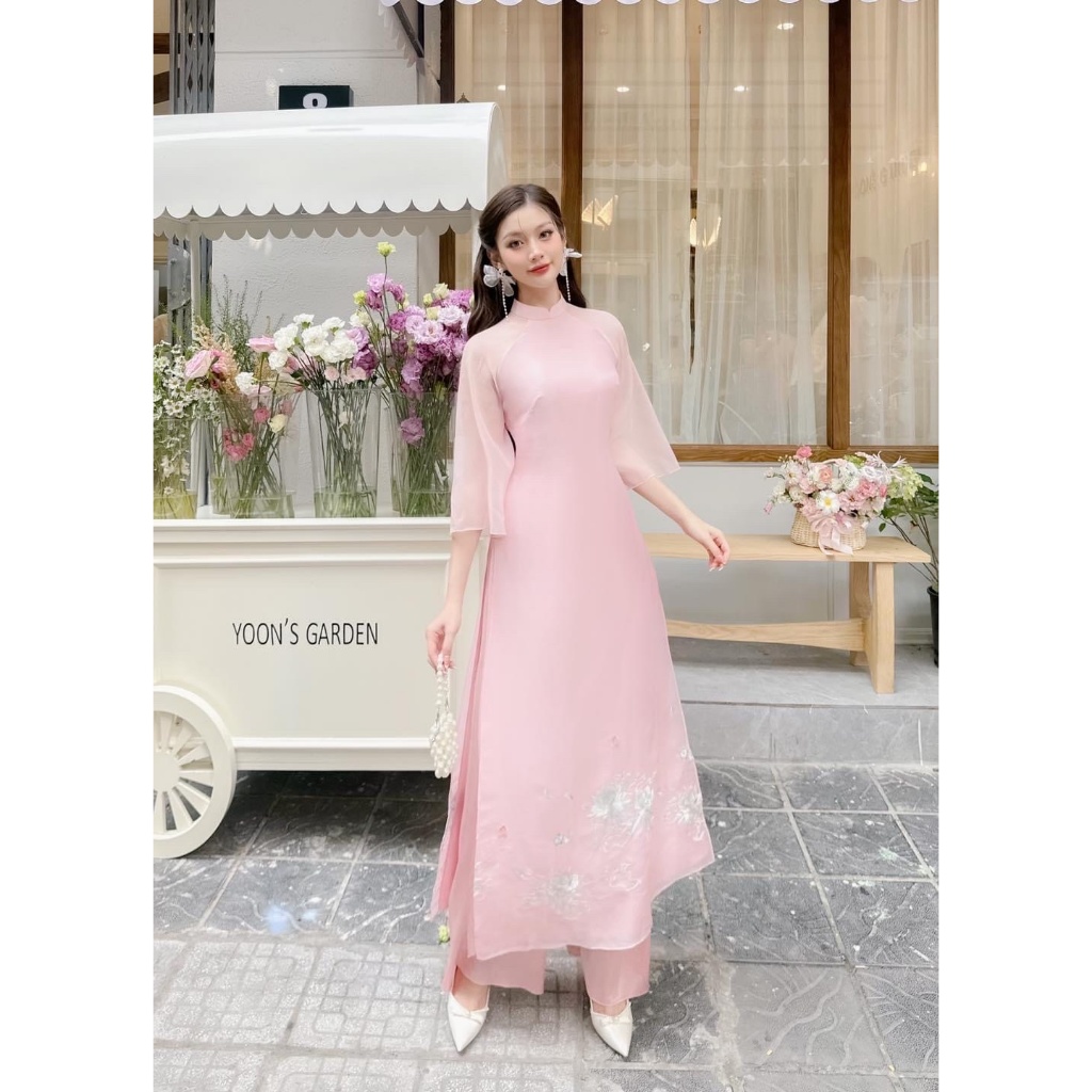 Thien Cat ao dai designed by high-end luxury | Tet Holiday | Shopee ...