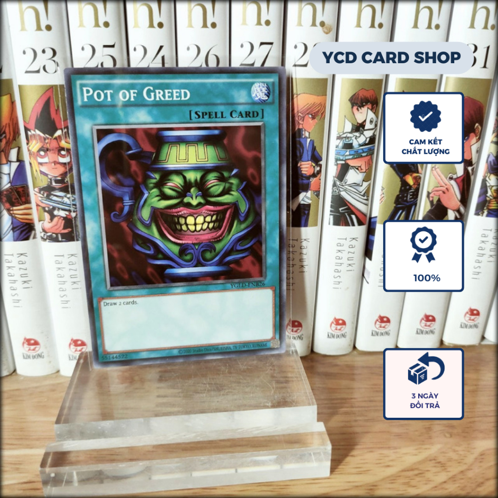 Genuine yugioh card Pot of Greed –Common | Shopee Malaysia