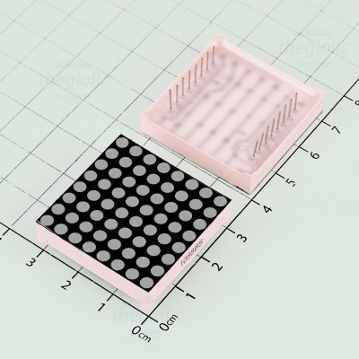 1088bs LED Matrix 8x8 Duong Chung Red Dot Point 3.0mm | Shopee Malaysia